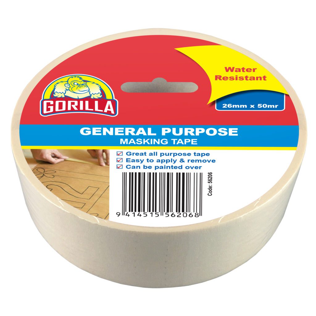 Gorilla General Purpose Masking Tape | Tapes | Soudal NZ