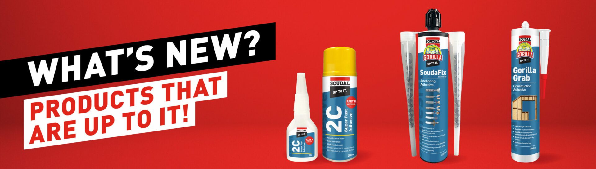 Soudal NZ | Silicone, Super Glue, Expanding Foam, Adhesive & More